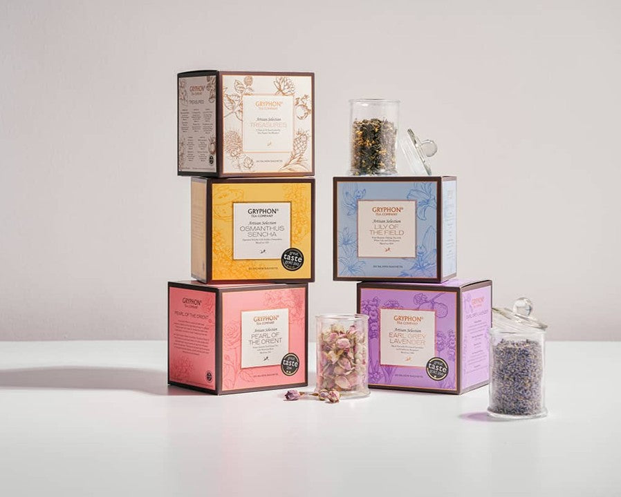 Gryphon Tea Company - Tea Sachet Collection – 3 Palms Gallery